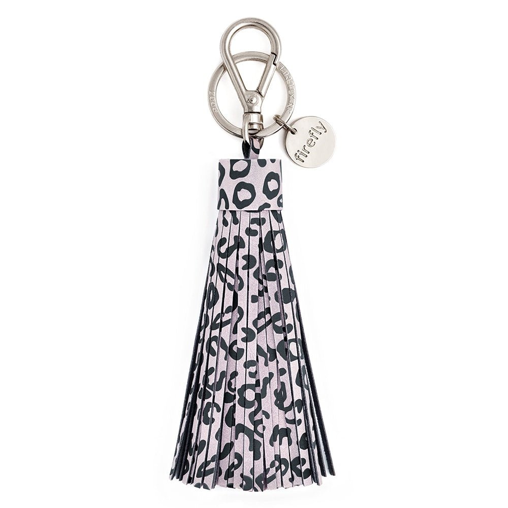Firefly Reflex Soft Tassel Reflector Leopard Print Lilac – Minfot