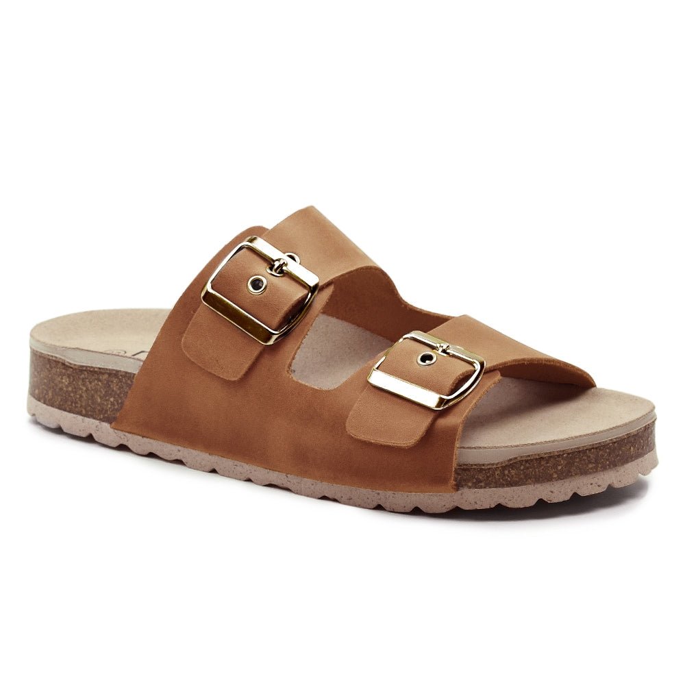 Minfot Sandaler Primo Soft Ayo Läder Cognac