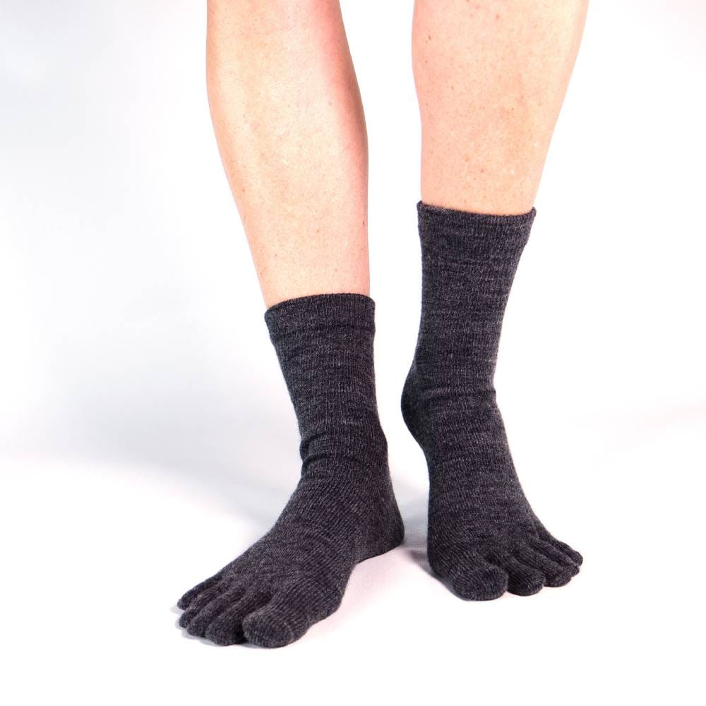 Funq Wear Tåstrumpor Ull Arctic Anthracite – Minfot